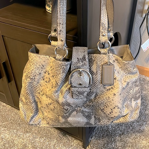 Coach | Bags | Coach Snakeskin Hobo Bag | Poshmark